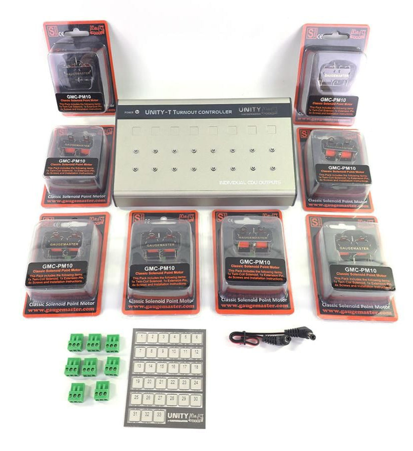 Gaugemaster GMC-PCU106 Seep UNITY Points & Motors - 8 – Rails
