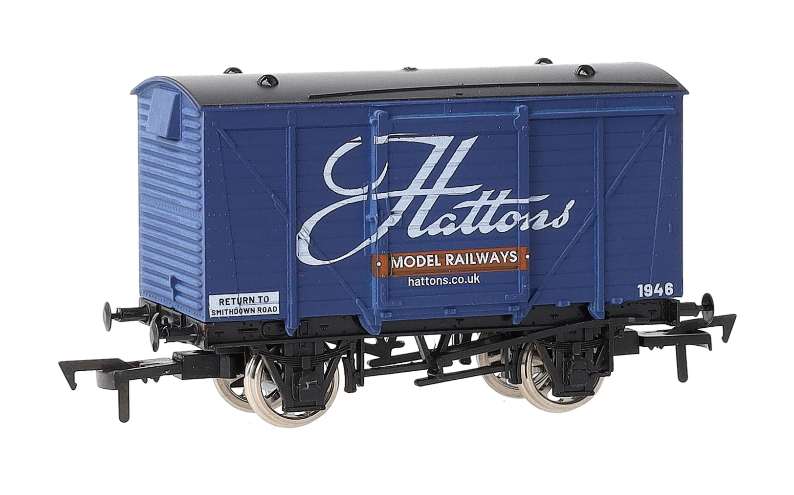 Dapol 4F-HATTONS-26 Hattons Model Railways Blue Vent Van – Rails