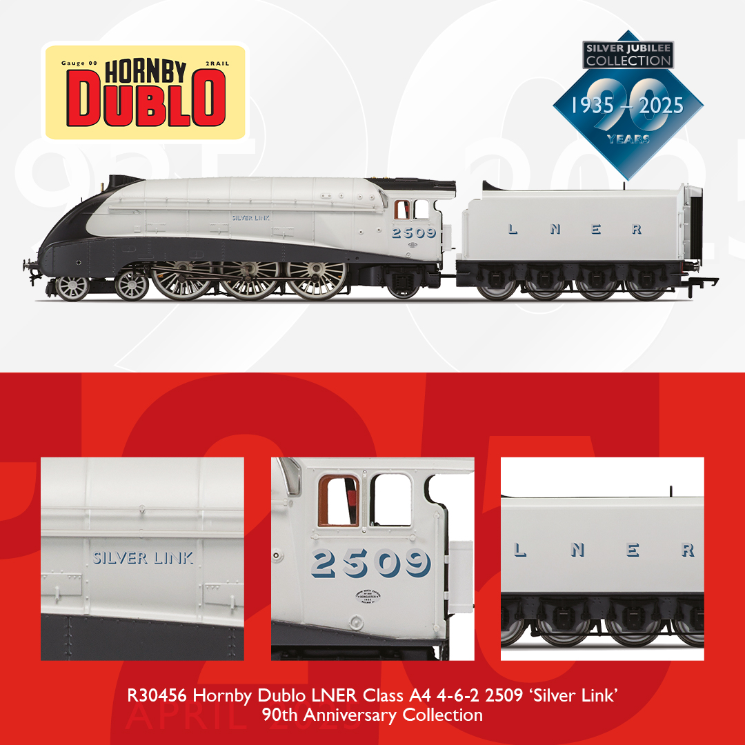 Hornby R30456 Hornby Dublo Class A4 4-6-2 LNER No.2509 – Rails