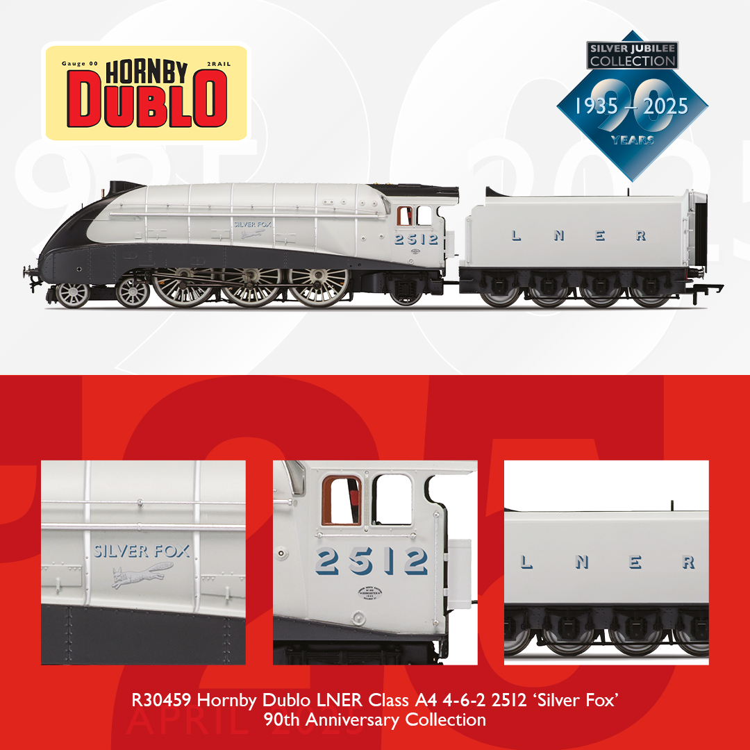 Hornby R30459 Hornby Dublo Class A4 4-6-2 LNER No.2512 – Rails