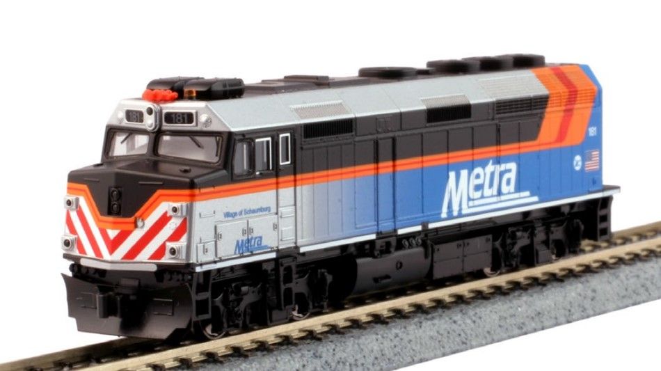 Kato 176-9108 EMD F40PH Chicago Metra 183 'Village of – Rails