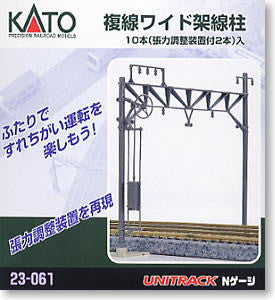 Kato 23-061 Wide Catenary Gantries (10) for K23-020 Piers – Rails of ...