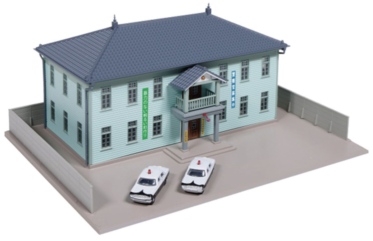 Kato 23-460B Police Station Light Green (Pre-Built) – Rails