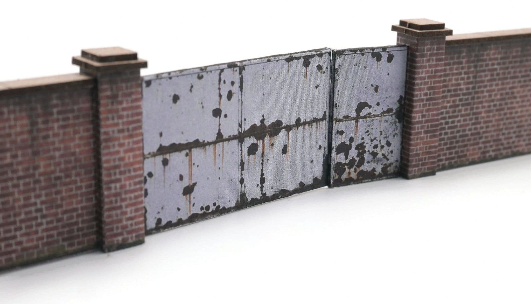 Scale Model Scenery KX002 OO 6ft Industrial Brick Wall And – Rails