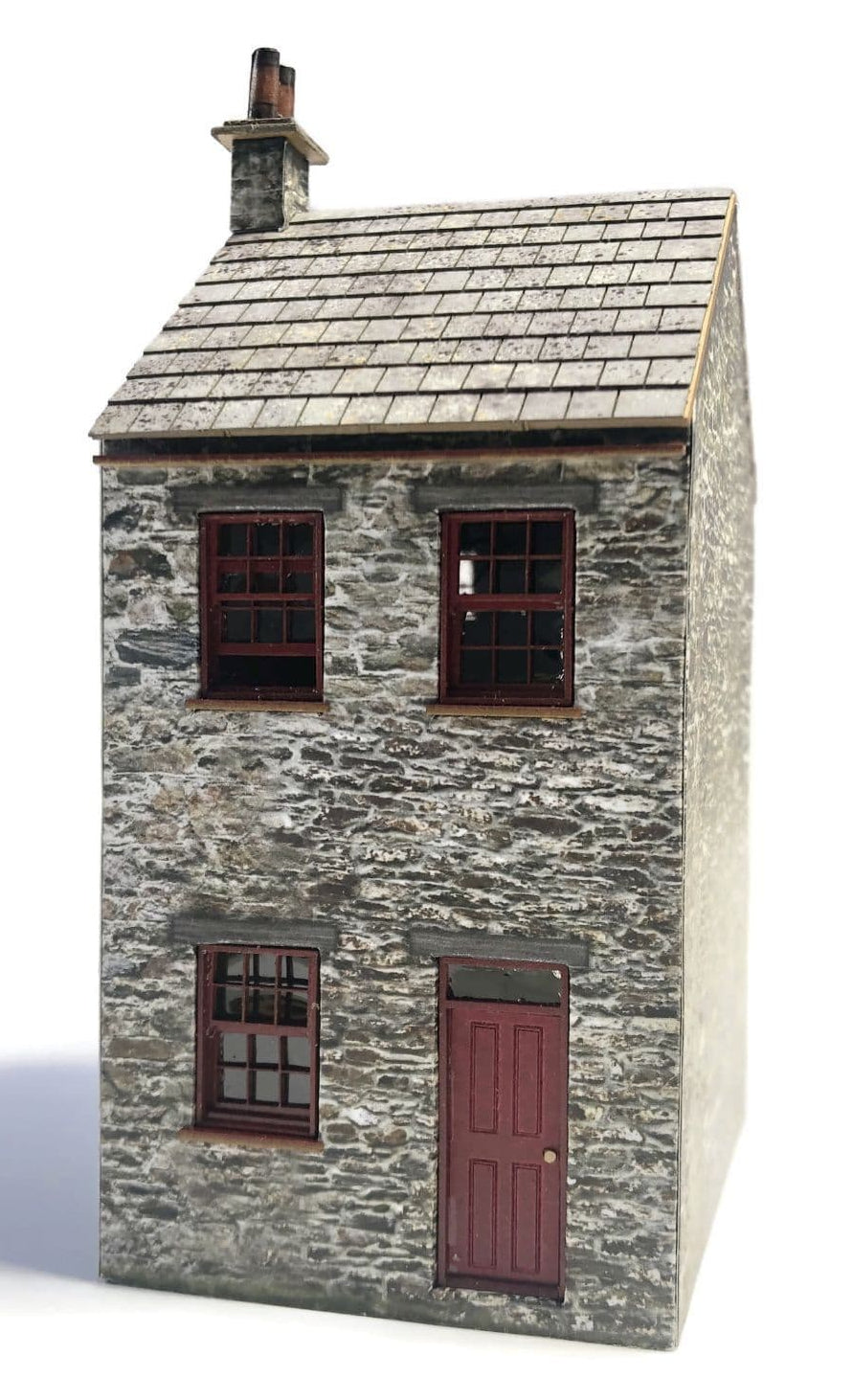Scale Model Scenery KX067 OO Terraced House / Cottage Model – Rails