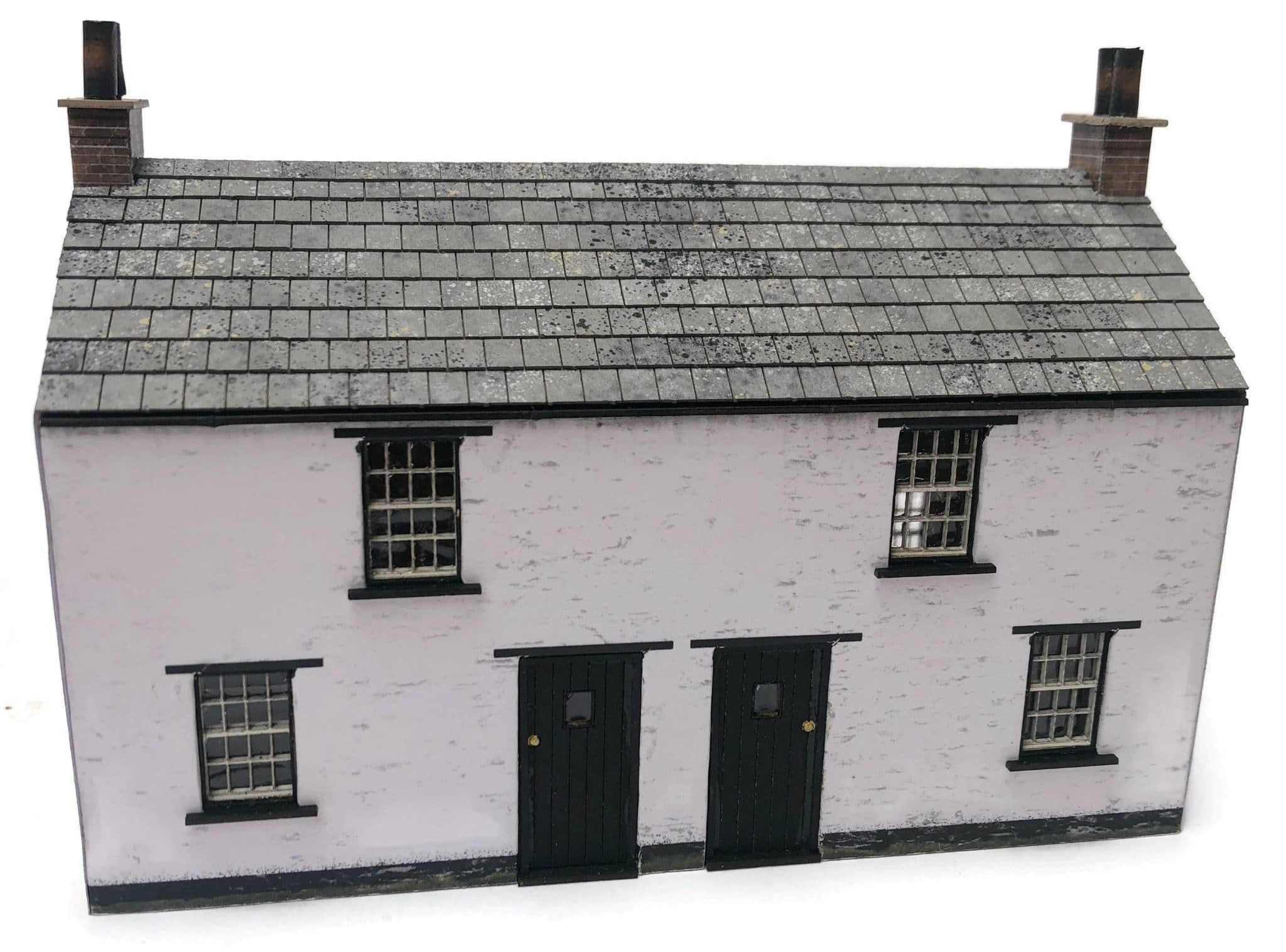 Scale Model Scenery KX074 OO/HO Workers Cottages Model Kit – Rails