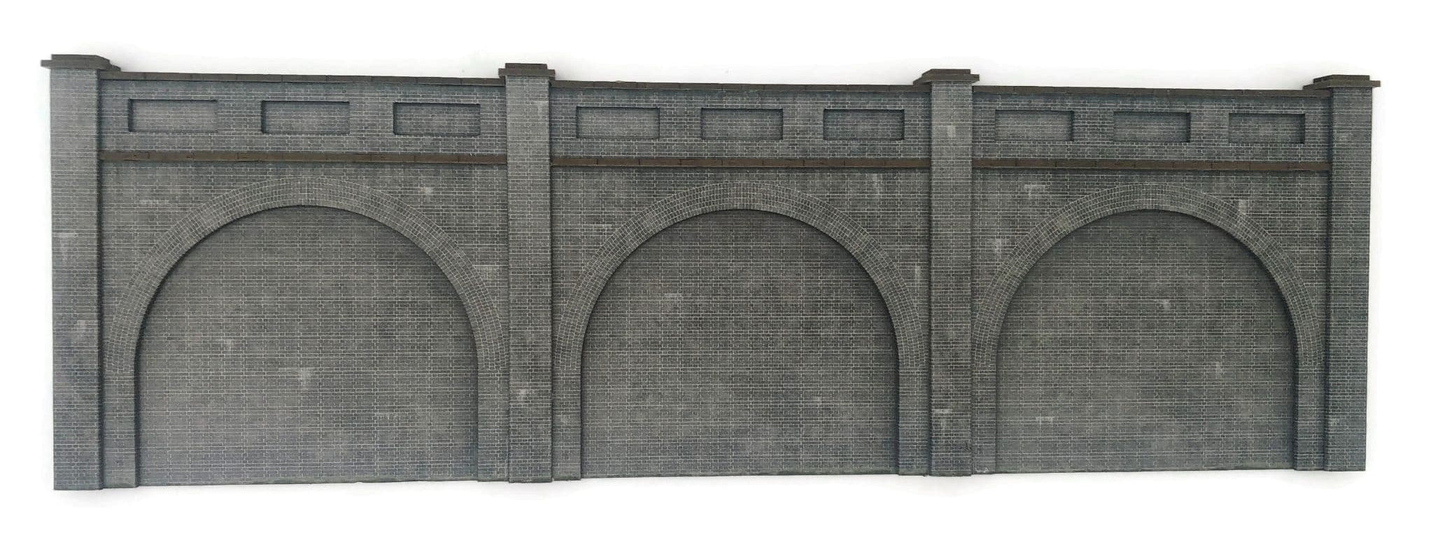 Scale Model Scenery KX076 OO Low Relief Brick Railway Arches – Rails