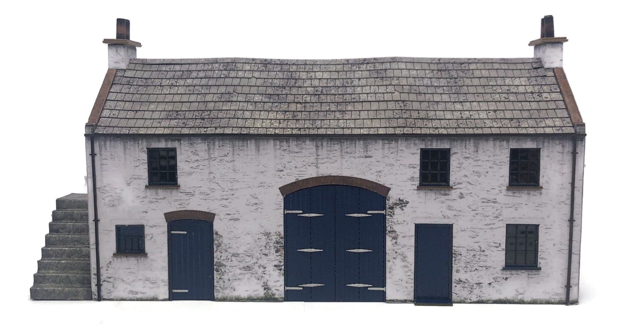 Scale Model Scenery KX087 OO/HO Coach House & Stables – Rails