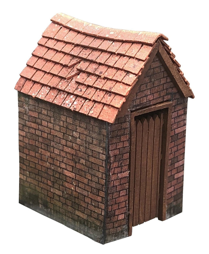 Scale Model Scenery KX096 OO/HO Privy/Outhouse Model Kit – Rails