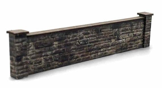 Scale Model Scenery KX107D 5ft Modular Dressed Stone Walls – Rails