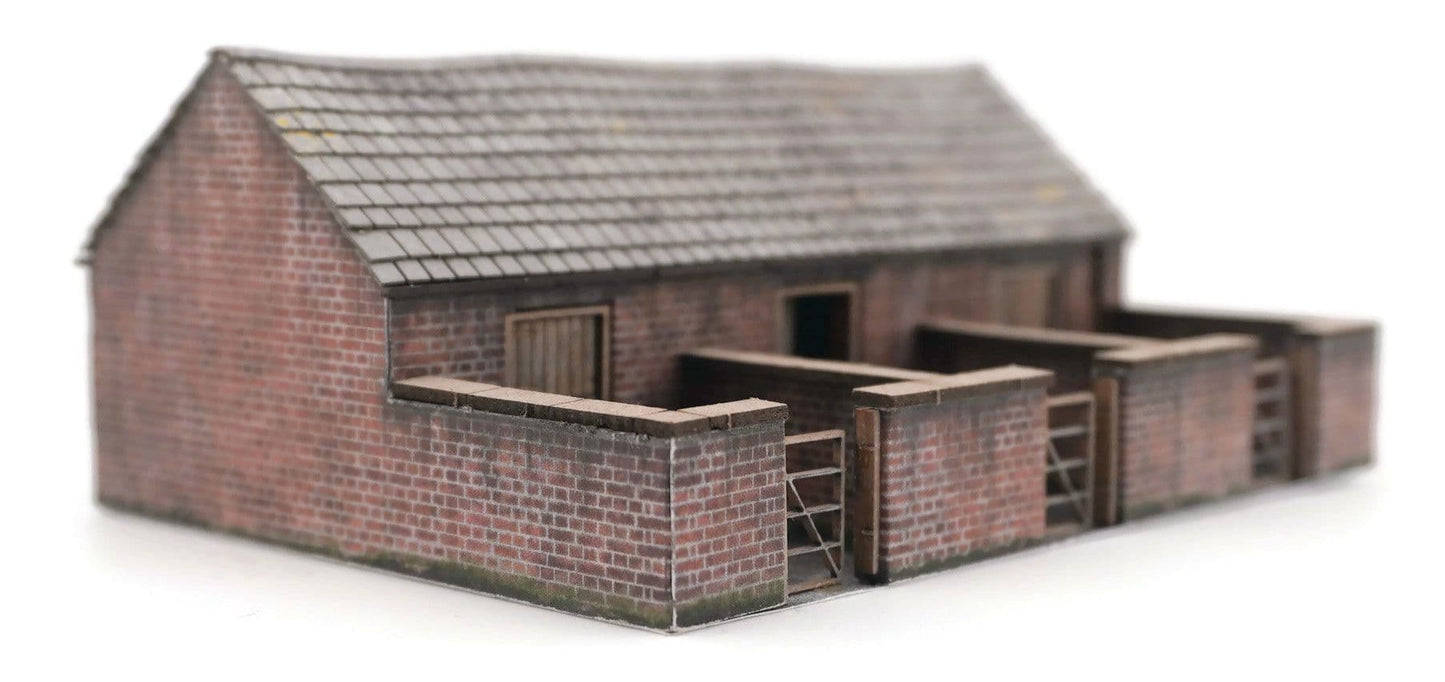 Scale Model Scenery KX113 OO/HO Pigsty Model Kit – Rails