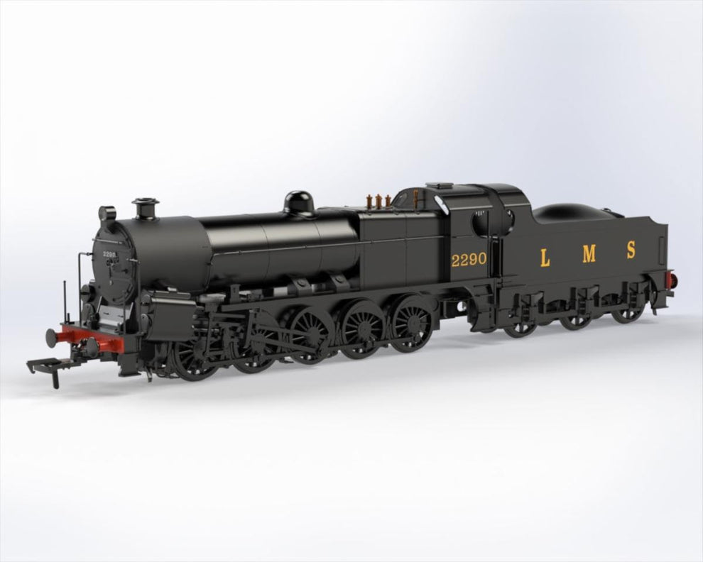 KR Models KRM-BIG-OO-LMS-R MR 0-10-0 Lickey Banker ‘Big – Rails
