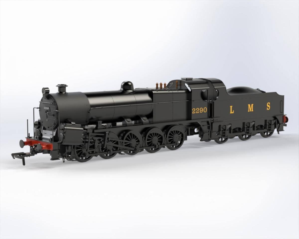 KR Models KRM-BIG-OO-LMS-R MR 0-10-0 Lickey Banker ‘Big Bertha’ LMS ...