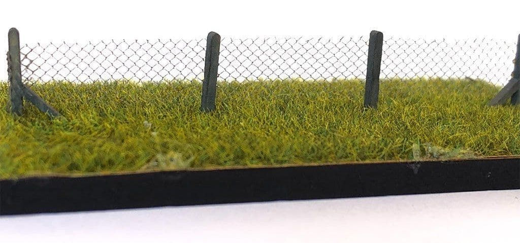 Scale Model Scenery LX183 3ft Chain Link Fencing Model Kit – Rails