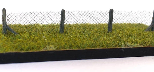 Scale Model Scenery LX183 3ft Chain Link Fencing Model Kit – Rails