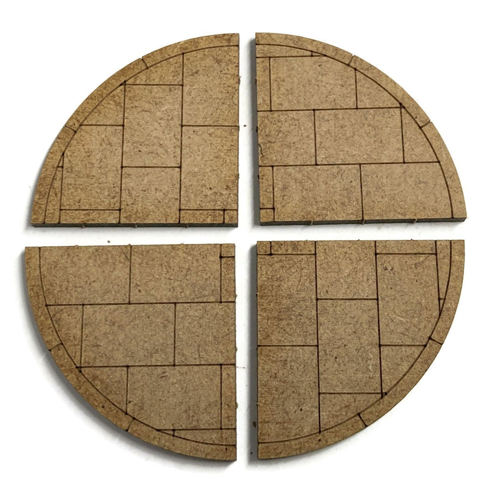 Scale Model Scenery LX218 Laser Cut MDF 90 Degree Pavement – Rails