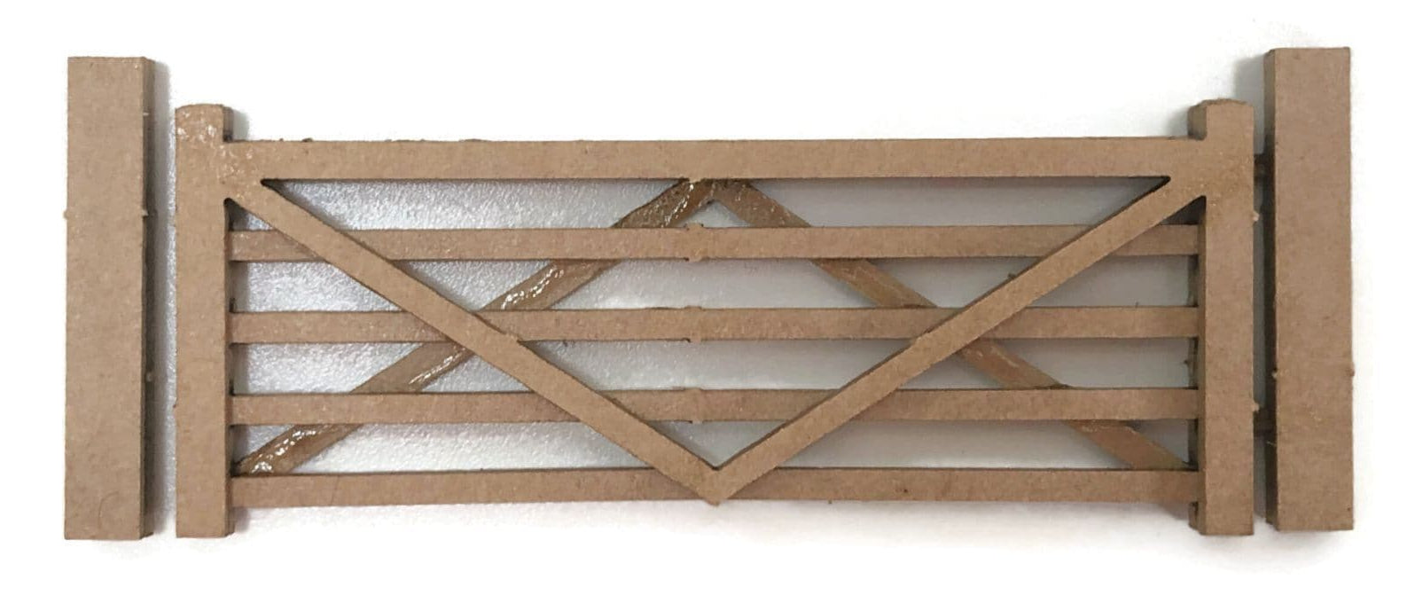 Scale Model Scenery LX459 OO/HO Five Bar Gates (Natural Wood) – Rails