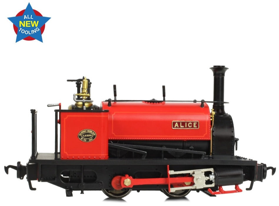 Bachmann 71-025 Quarry Hunslet 0-4-0ST 'Alice' Dinorwic Quarry Red ...