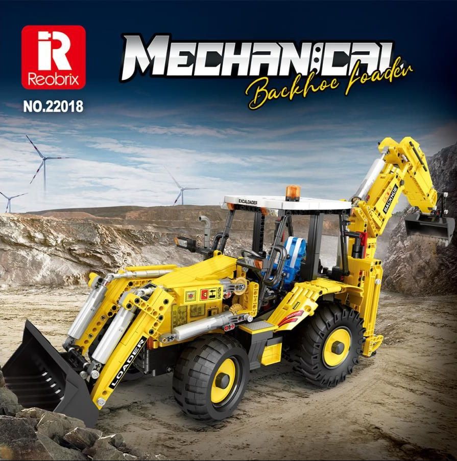 Reobrix 22018 RC Multi Purpose Construction Vehicle 2466pc – Rails