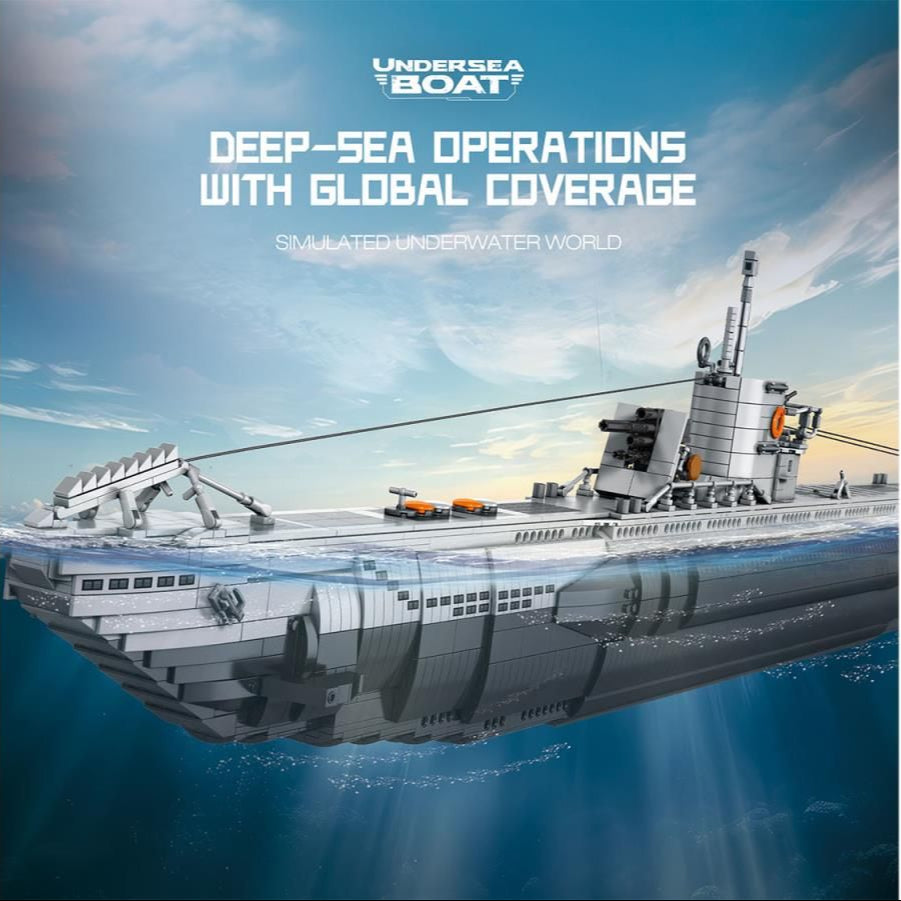 Reobrix 33050 U-Boat 3987pc Construction Set – Rails