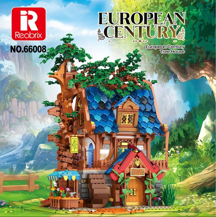 Reobrix 66008 Medieval Tree House 2566pc Construction Set – Rails