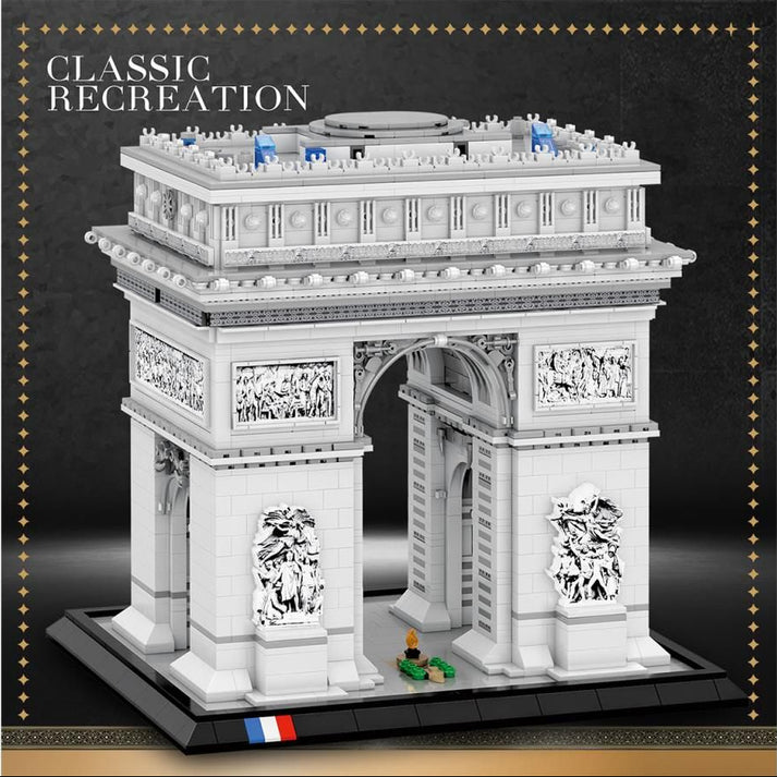 Reobrix 66024 L'Arc de Triumphe 3718pc Construction Set – Rails