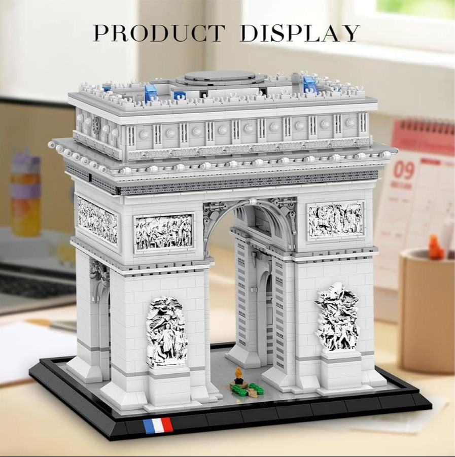 Reobrix 66024 L'Arc de Triumphe 3718pc Construction Set – Rails