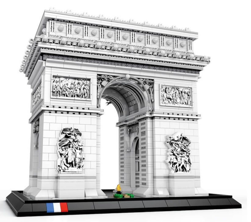 Reobrix 66024 L'Arc de Triumphe 3718pc Construction Set – Rails