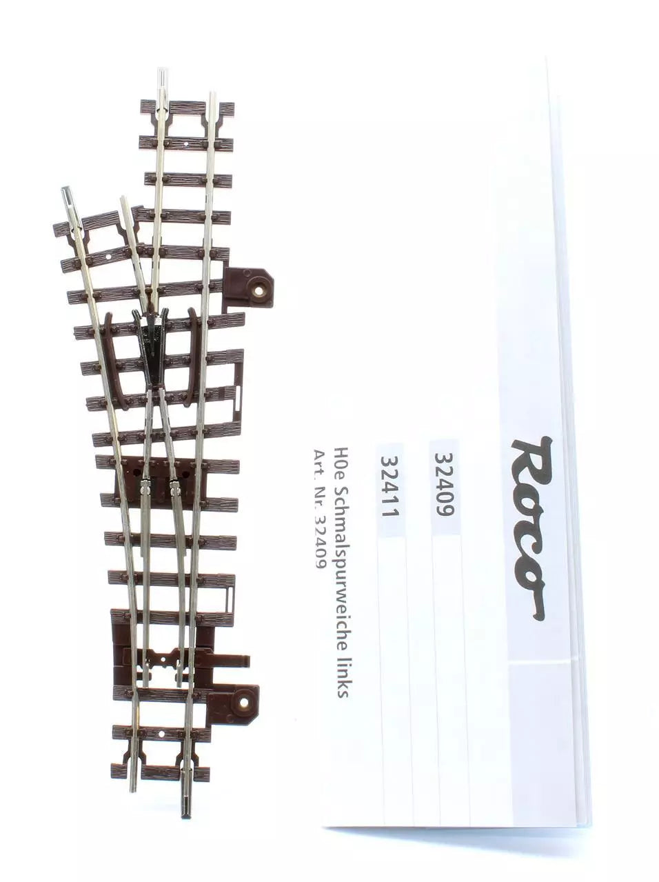 Roco Pre-Owned 32409 HOe Narrow Gauge Left Hand Turnout – Rails