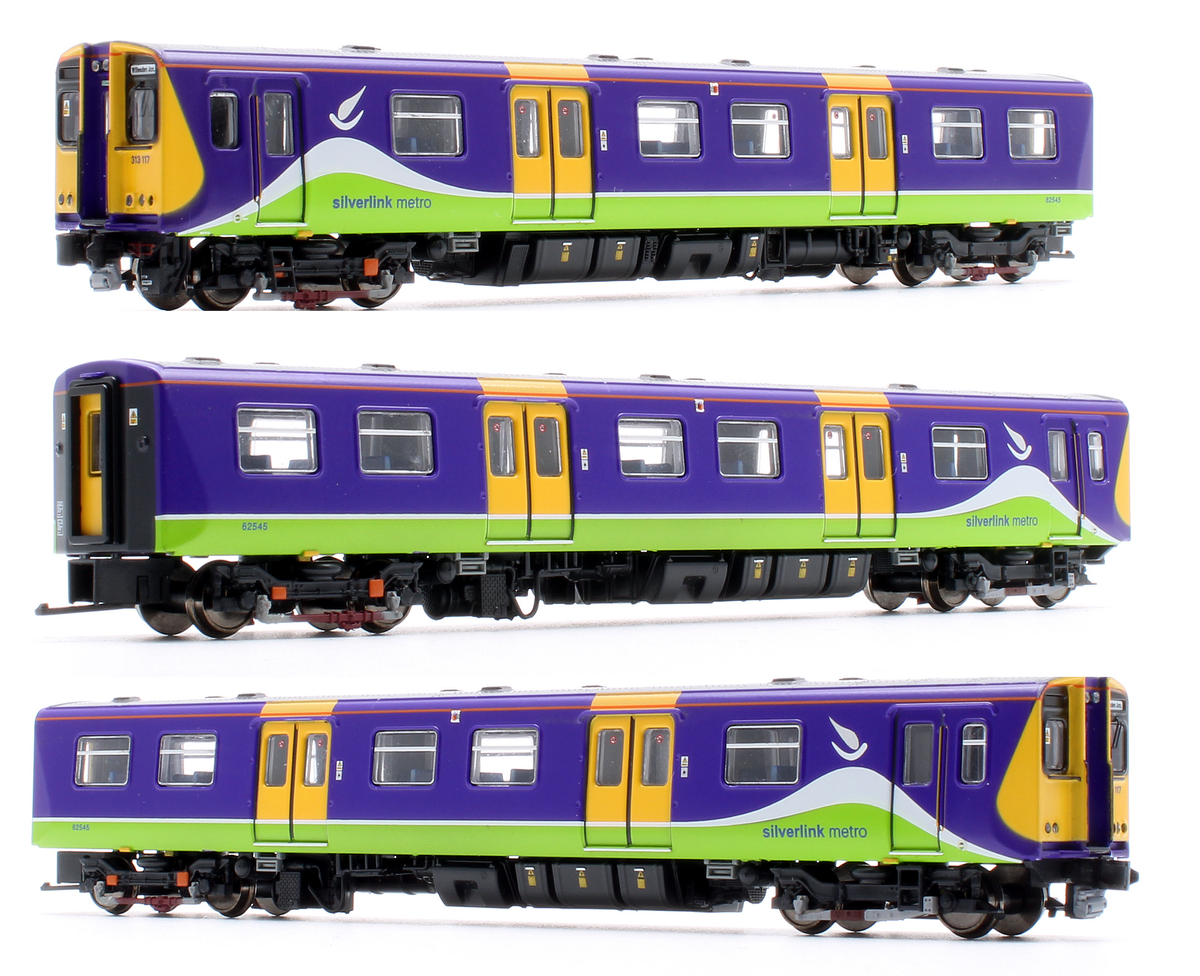 Revolution Trains RT-N-313-321DC Class 313117 Silverlink 3 Car EMU Set ...