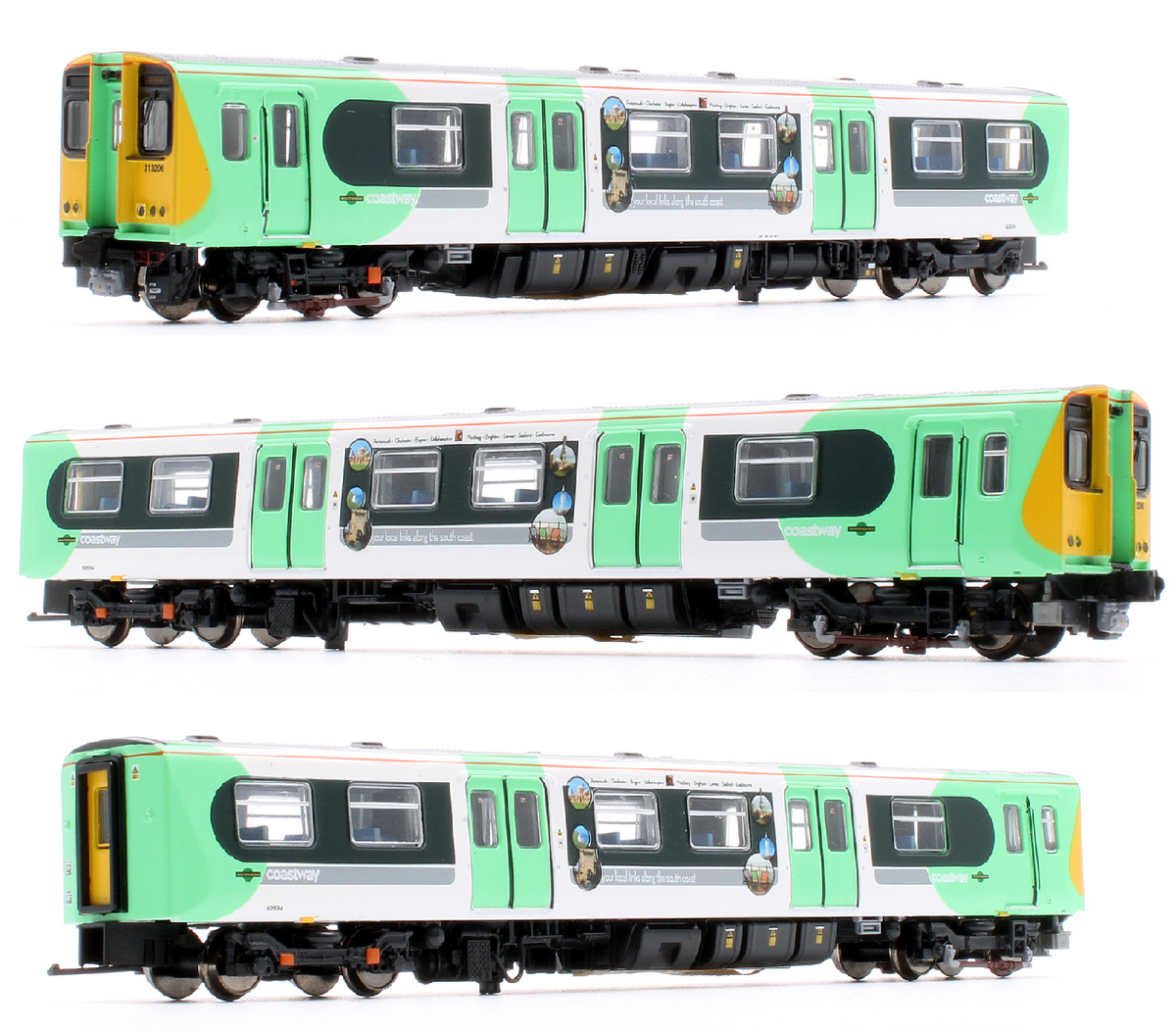 Revolution Trains RT-N-313-342DC Class 313206 Southern Rail Livery ...