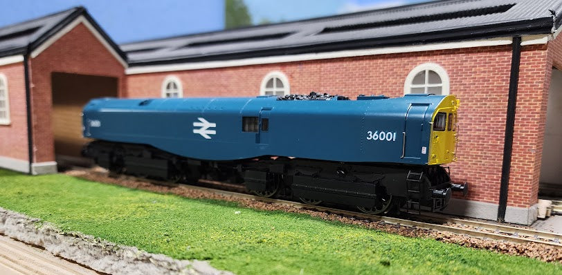 KR Models SR Bulleid "The Leader" BR Blue 0-6-6-0 Articulated Steam ...