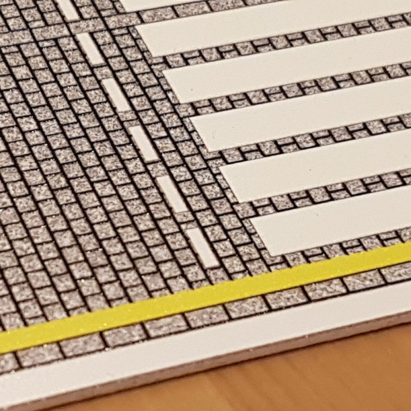 Proses HO Scale UV Printed 3D PVC Road Set (Cobblestone) – Rails of ...