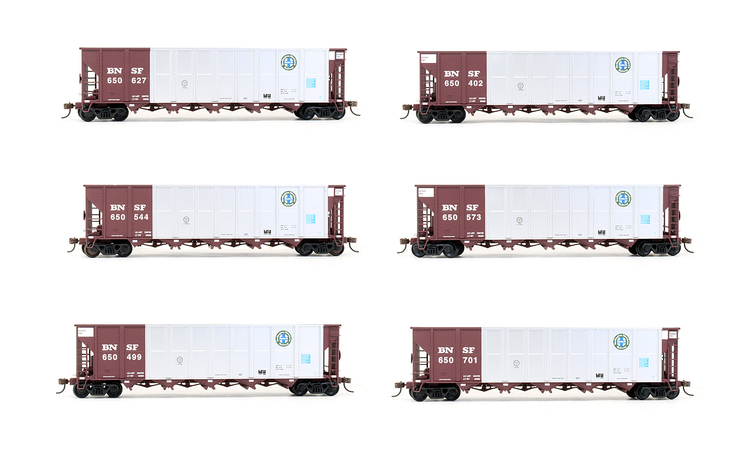 Walthers Pre-Owned BNSF #1 RD4 Coal Hopper - 6 Pack – Rails of Sheffield