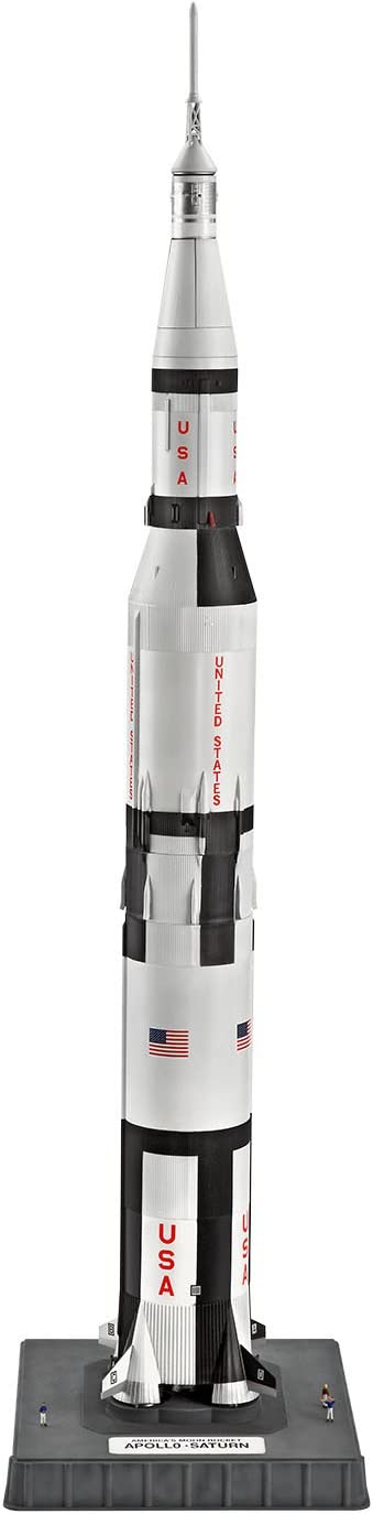 Revell 4909 Apollo Saturn V (1:144 Scale) Model Kit – Rails