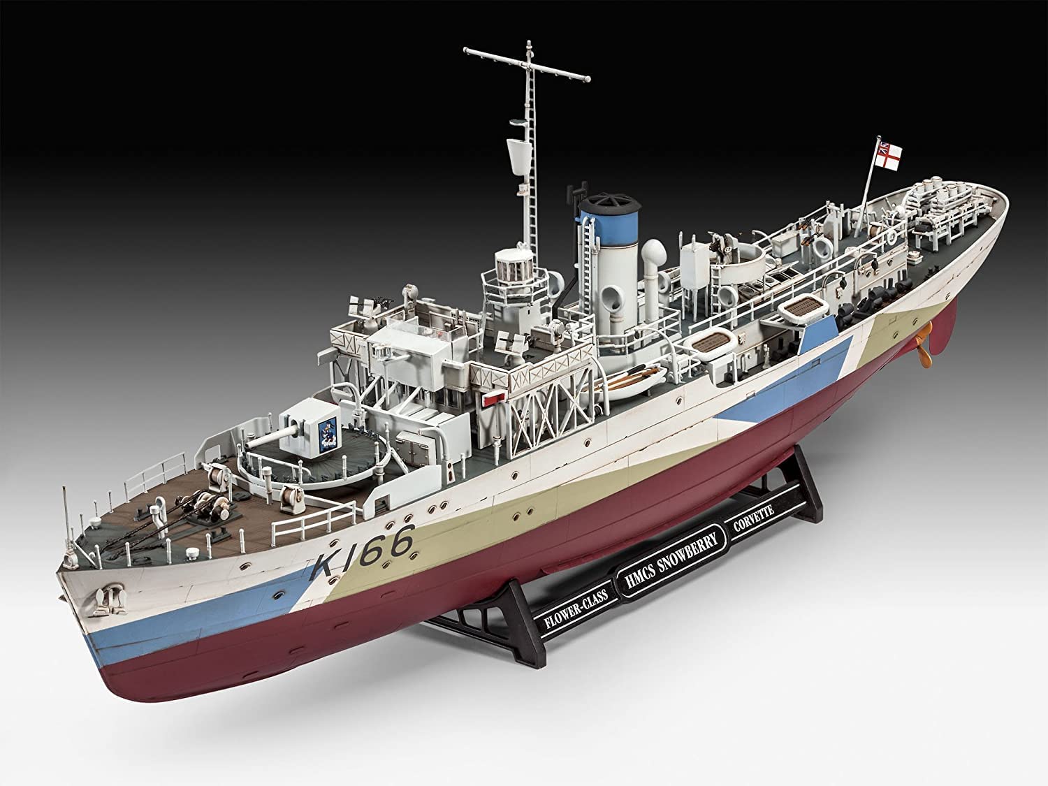 Revell 5132 Flower Class Corvette "HMCS Snowberry" – Rails