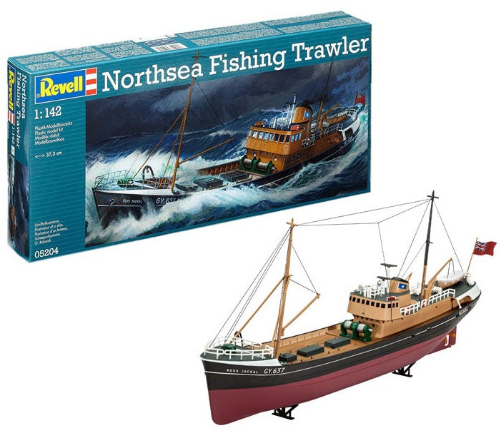 Revell 05204 North Sea Trawler (1:142 Scale) Model Kit – Rails