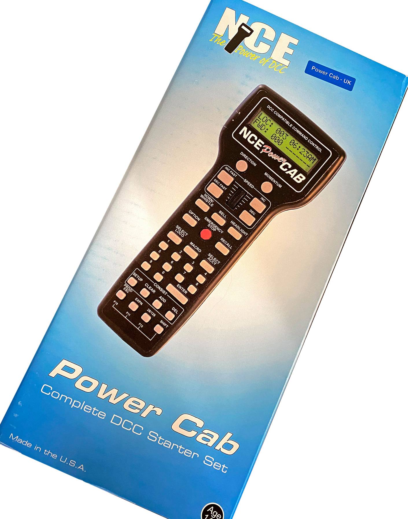 NCE 524-042 NCE Power Cab Starter Set (UK Power Supply) DCC – Rails