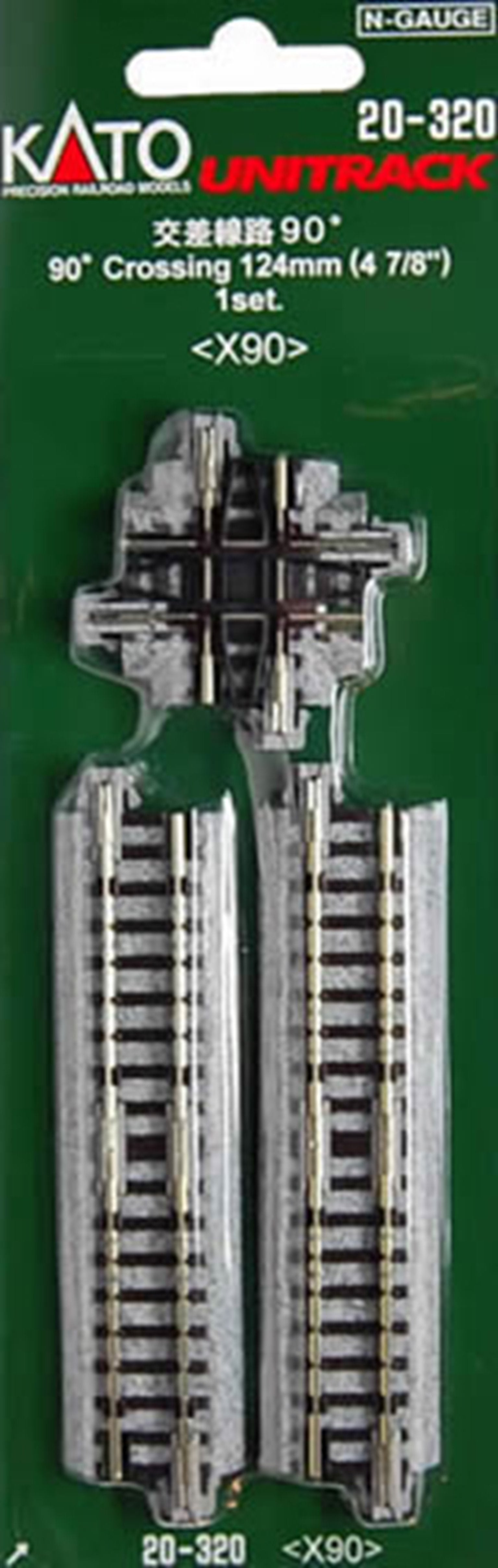 Kato Kato 20-320 124mm 90 Deg. Crossing – Rails of Sheffield