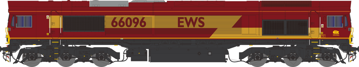 Dapol 2D-066-002 Class 66 66096 EWS Diesel Locomotive – Rails of Sheffield