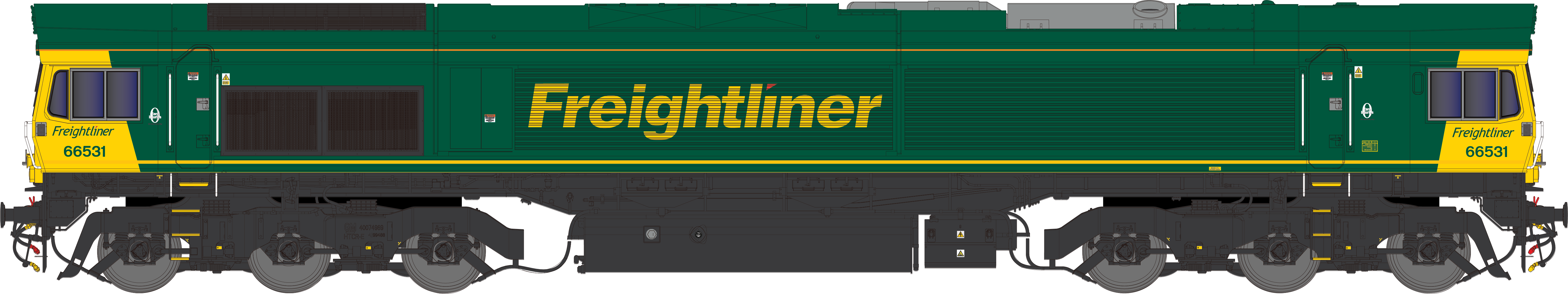 Dapol 2D-066-003 Class 66 66531 Freightliner Original Diesel – Rails