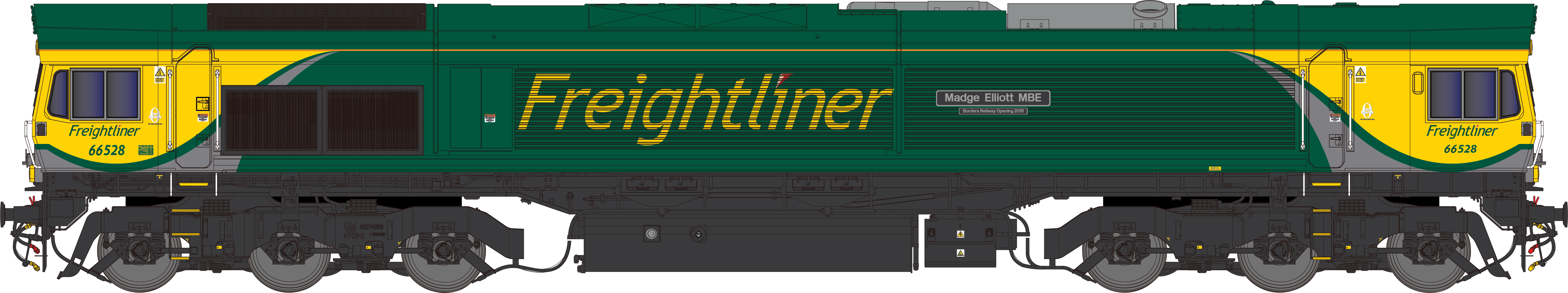 Dapol 2D-066-004D Class 66 66528 "Madge Elliott MBE - – Rails