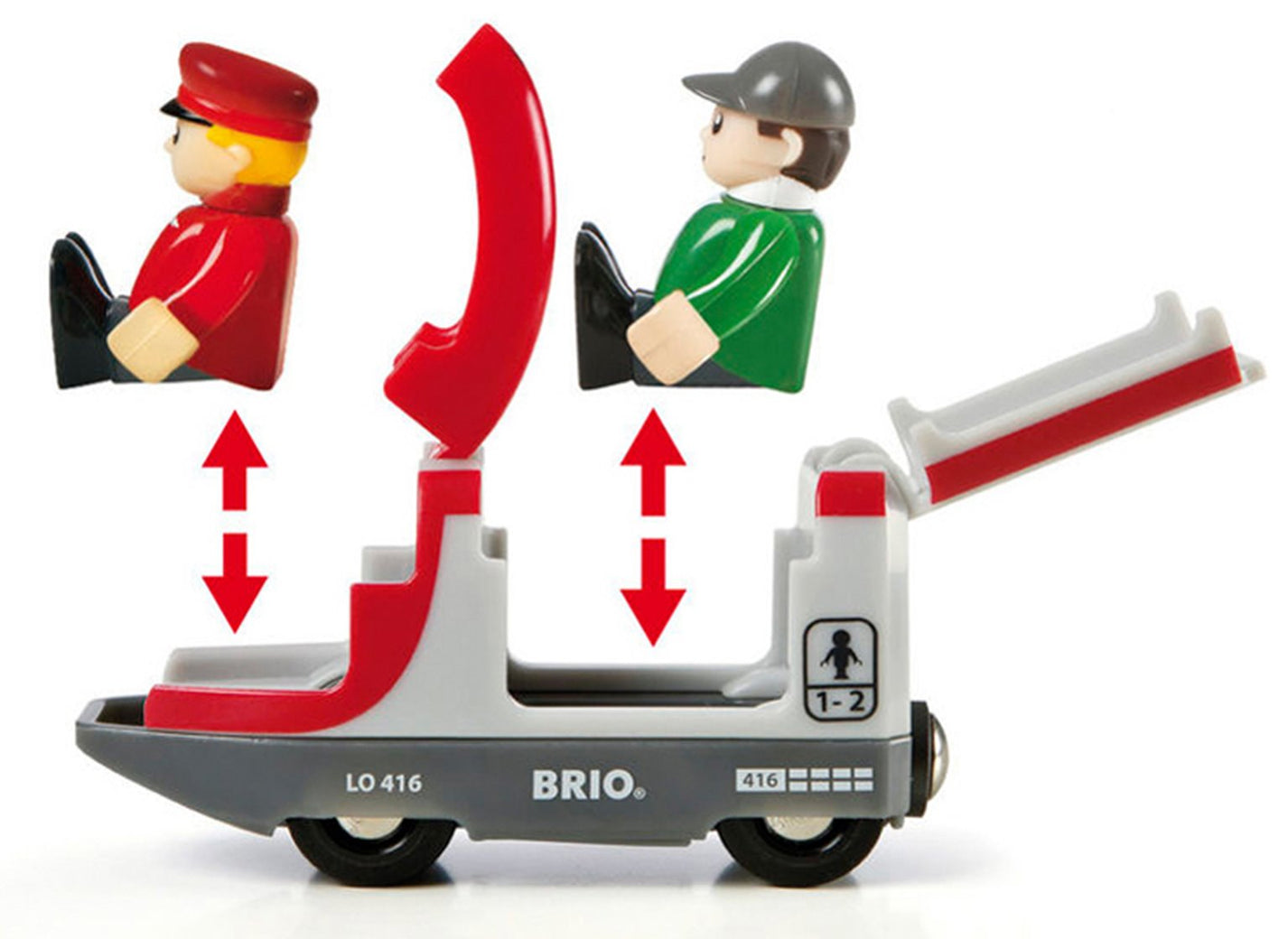Brio 33512 BRIO World - Travel Switching Set – Rails
