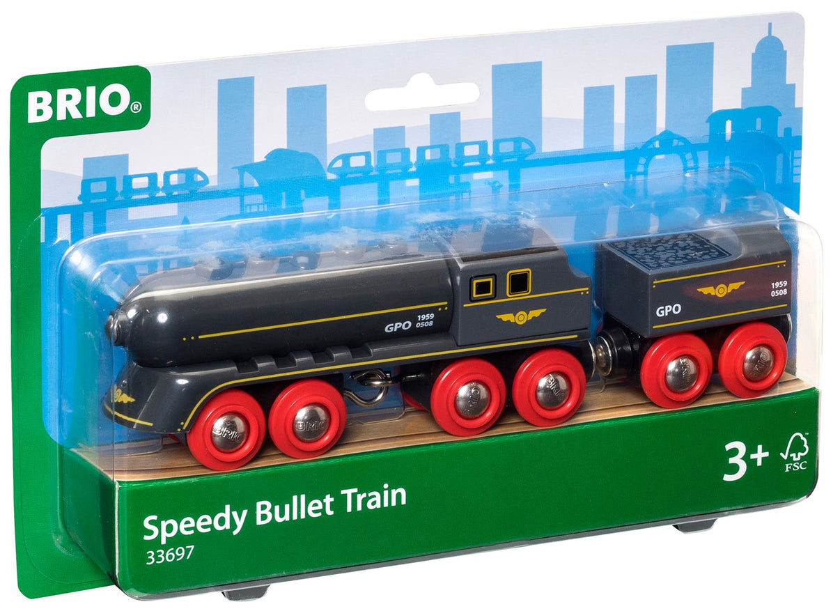 Brio 33697 BRIO World - Speedy Bullet Train – Rails