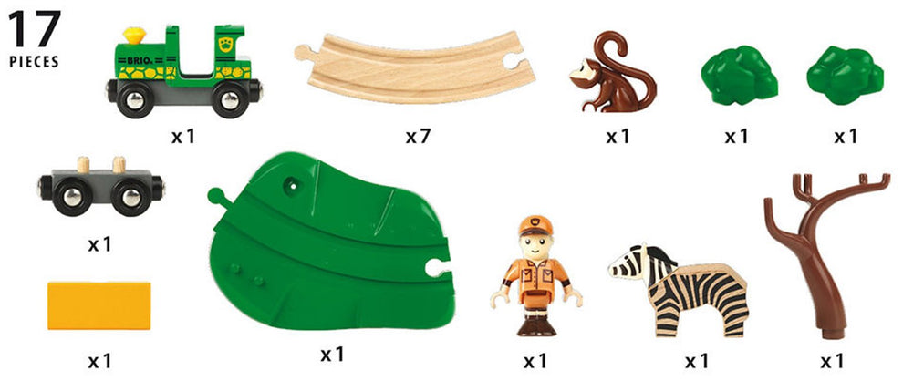 Brio 33720 BRIO World - Safari Railway Set – Rails
