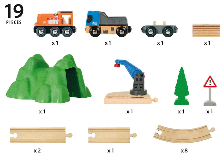 Brio 33878 BRIO World - Starter Lift & Load Set A – Rails