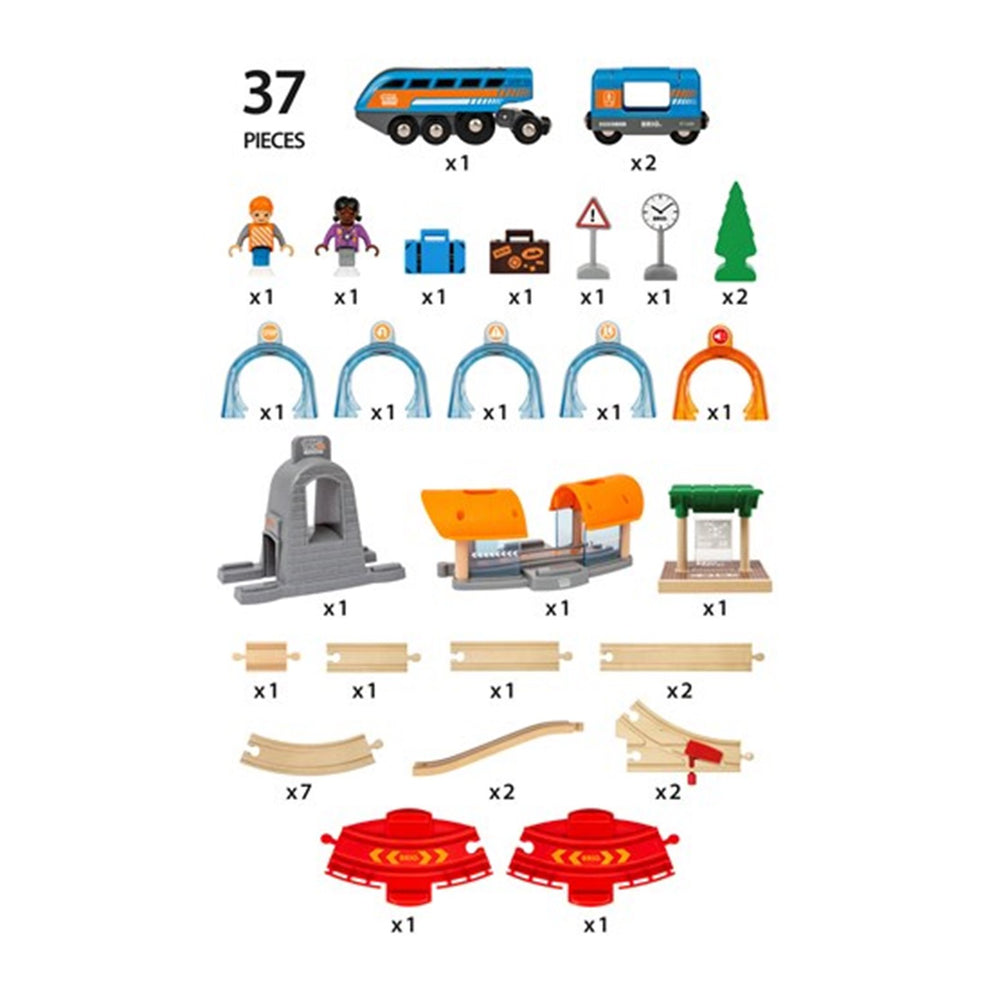 Brio 33972 33972 BRIO World Smart Tech Sound - Action Tunnel – Rails