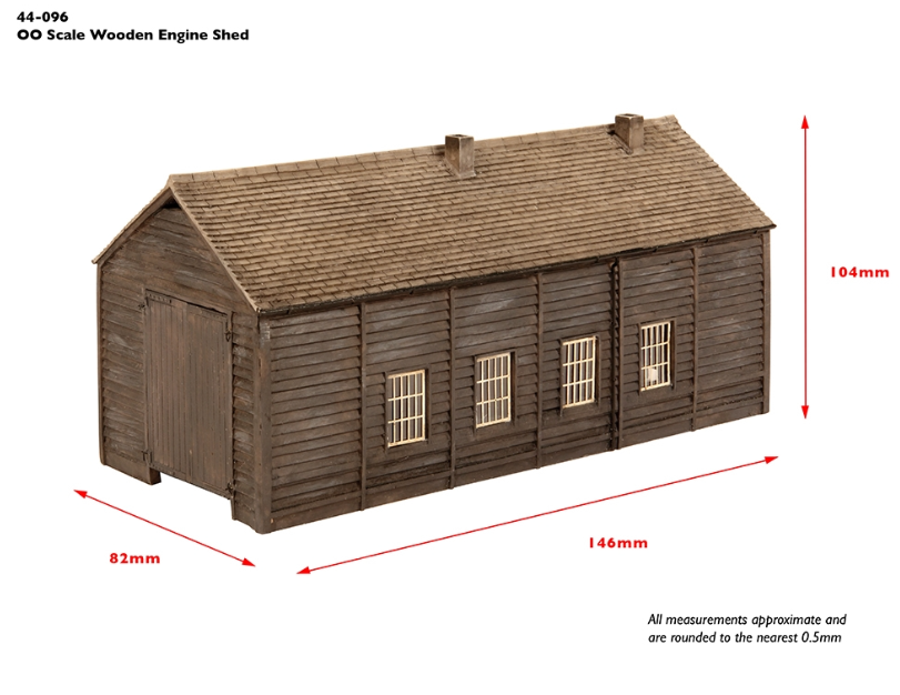 Scenecraft 44-096 Single Road Engine Shed – Rails of Sheffield