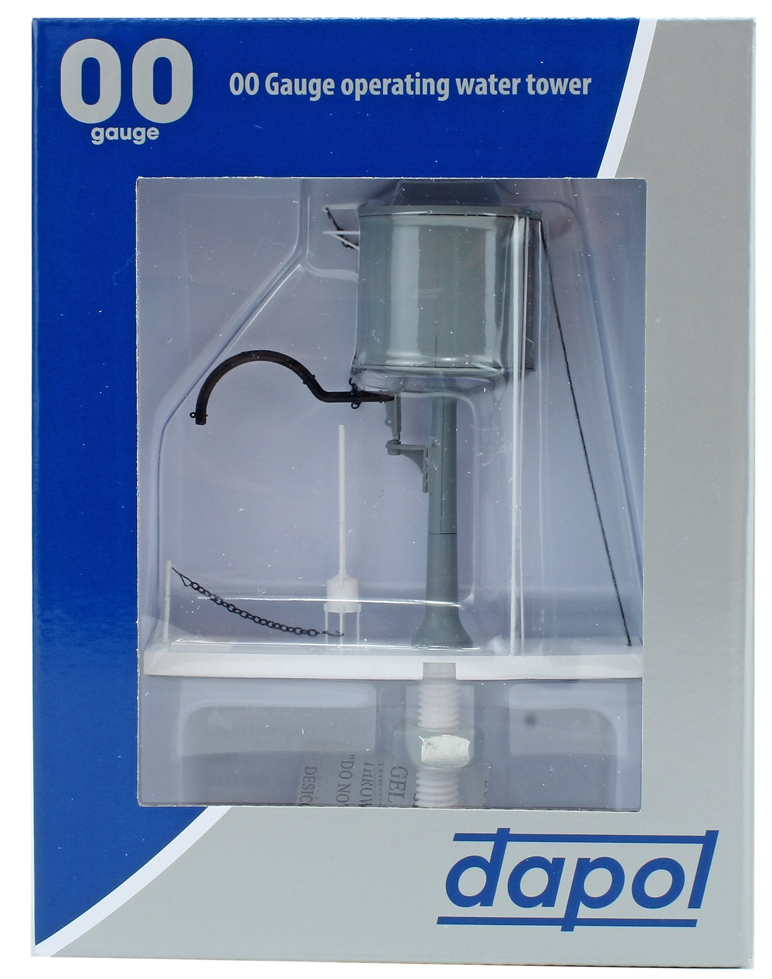 Dapol 4A-002-007 GWR Water Tower (Flat Top) Grey - Static – Rails