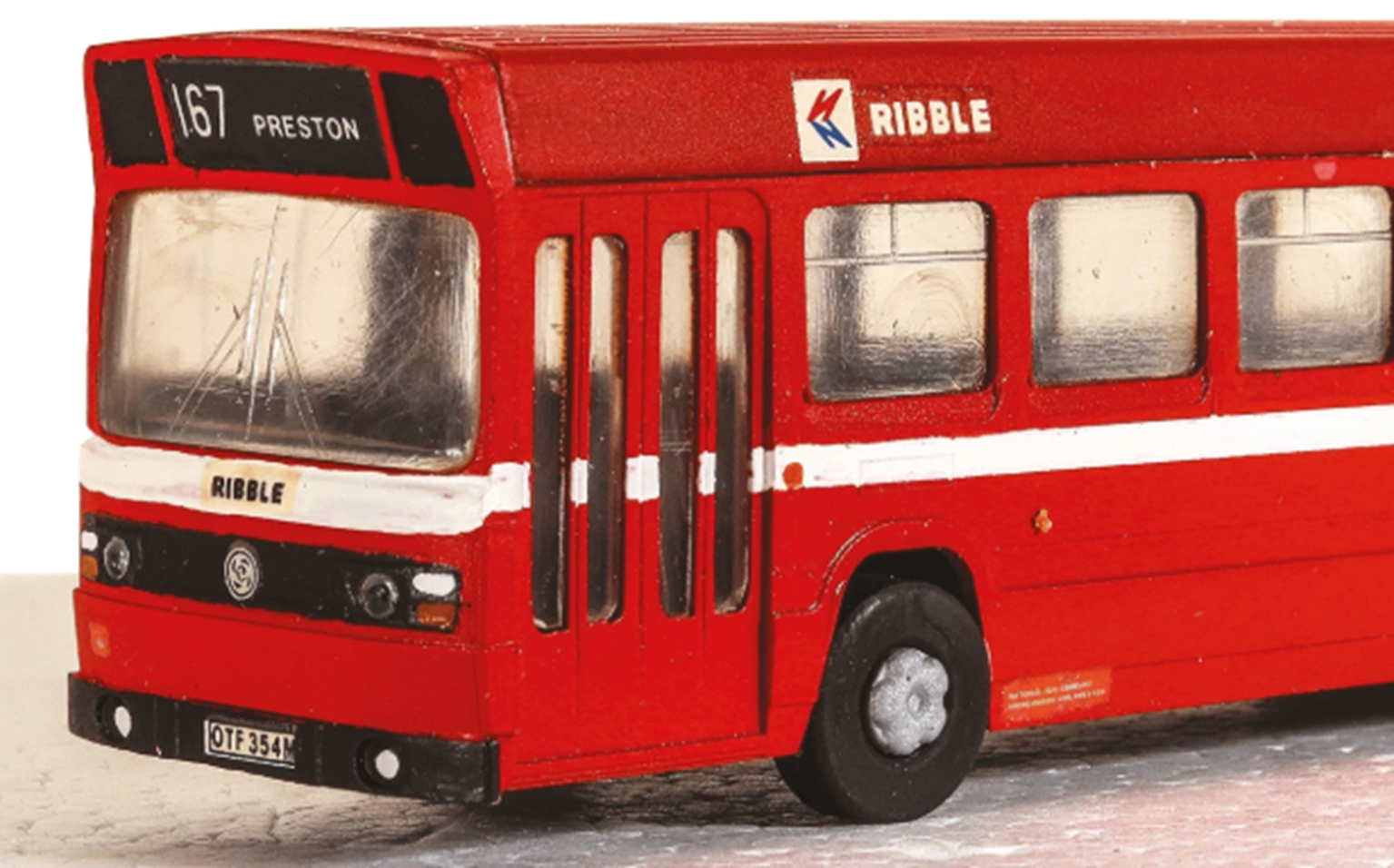 Modelscene 5142 Leyland National Single Decker Bus, Red – Rails